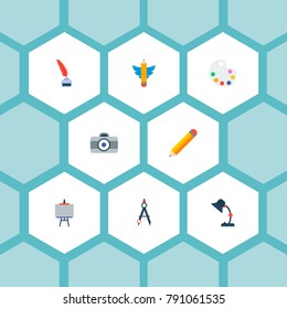 Set Constructive Icons Flat Style Symbols Stock Illustration 791061535 ...