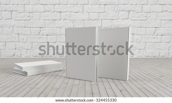 Set Empty Books Your Design Presentation Stock Illustration 324455330