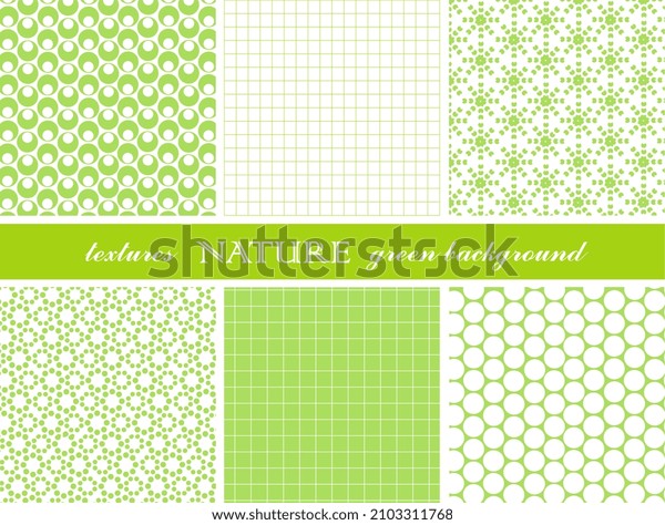 Set Green Backgrounds Textures Stock Illustration 2103311768 | Shutterstock