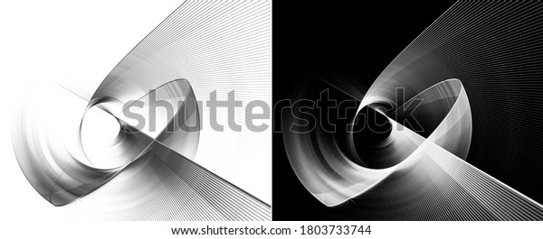 Set Identical Graphic Design Elements Isolated Stock Illustration ...