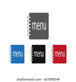 Set Menu Book Icon Vector Illustration Stock Illustration 637090549 ...