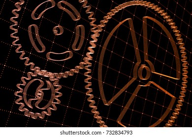 Infinity Time On Black Background Red Stock Photo 73292143 | Shutterstock