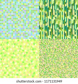Set Seamless Colored Patterns Pretty Bright Stock Illustration ...