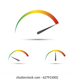 Speedometer Icon Control Meter Logo Design: เวกเตอร์สต็อก (ปลอดค่า ...