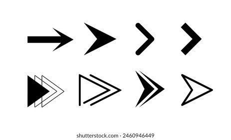 Smooth Arrows - Photoshop custom shapes