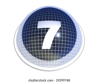 Seven Button Stock Illustration 19299748 | Shutterstock