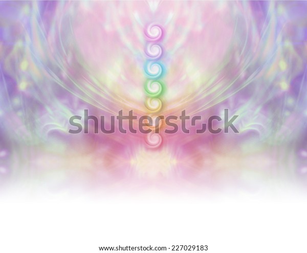 Bannière du site Web Seven Chakra : illustration de stock 227029183