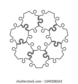 2,420 7 puzzle pieces Images, Stock Photos & Vectors | Shutterstock