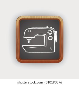Sewing Machine Doodle Stock Illustration 310193876 | Shutterstock