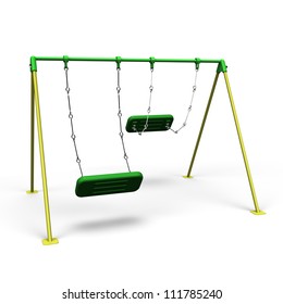 Red Blue Swings Cartoon Vector Image Stock Vector (Royalty Free ...