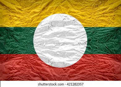 Shan State Flag Pattern Overlay On Stock Illustration 421282357 ...