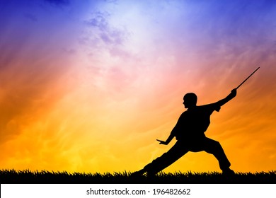 Silhouette Happy People Jumping Copy Space Stock Photo (Edit Now) 619637999