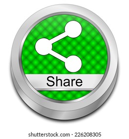 Share Button Stock Illustration 226884226 | Shutterstock