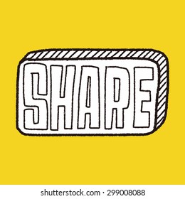 Share Doodle Stock Vector (Royalty Free) 678649102 | Shutterstock