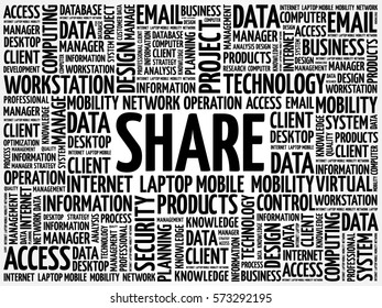 Share Word Cloud Concept Stock Illustration 573292195 | Shutterstock