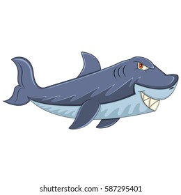 Shark Sharp Teeth Cartoon Stock Illustration 587295401 | Shutterstock