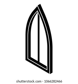 Sharp Corner Window Frame Icon Simple Stock Illustration 1066282466 ...