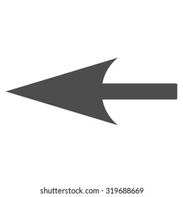 Sharp Left Arrow Icon Primitive Set Stock Vector (Royalty Free) 297012623
