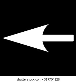 Sharp Left Arrow Vector Icon Illustration: เวกเตอร์สต็อก (ปลอดค่า ...