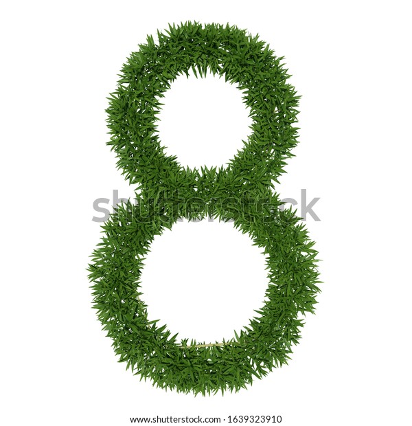 Sharp Pointed Shrubs On Alphabetsnumbers Symbols 스톡 일러스트 1639323910 ...