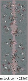 Shawl Desing Pattern Grapic Texture Stock Illustration 2156757333 ...