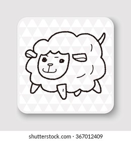 Sheep Doodle Stock Vector (Royalty Free) 316244486