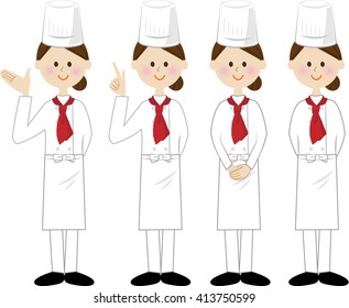 Shef Smiling Set Stock Illustration 413750593 | Shutterstock