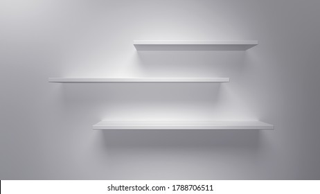 Shelf 3d Render Background Stock Illustration 1788706511 | Shutterstock
