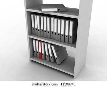 Shelf Folders Documents Stock Illustration 11108743 | Shutterstock