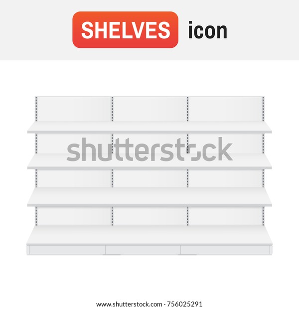 Shelf Store Empty Retail Store Shelf Stock Illustration 756025291 ...