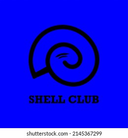Shell Club Logo Design Creative Stock Illustration 2145367299 ...