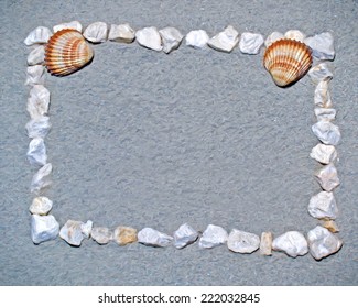 Shell Frame Illustration Based On Photo Stock Illustration 222032845 ...