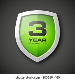 Steel Shield Text Guarantee Three Year: เวกเตอร์สต็อก (ปลอดค่าลิขสิทธิ์ ...