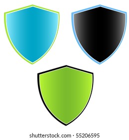 Shields Illustration Stock Illustration 55206595 | Shutterstock