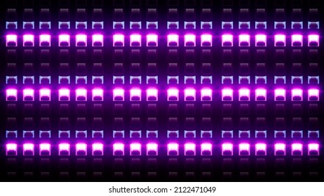 Shining Dotted Pattern Purple Led Vj Stock Illustration 2122471049 ...
