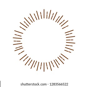 Shining Effect On White Background Stock Illustration 1283566522