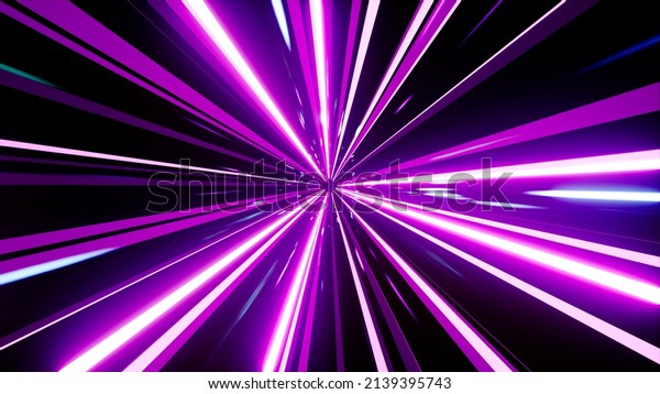 Shining Purple Light Rays Neon Particles 库存插图 2139395743 | Shutterstock