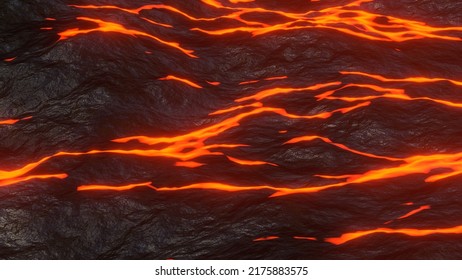 Shiny Lava Texture Background 2d Rendering Stock Illustration ...