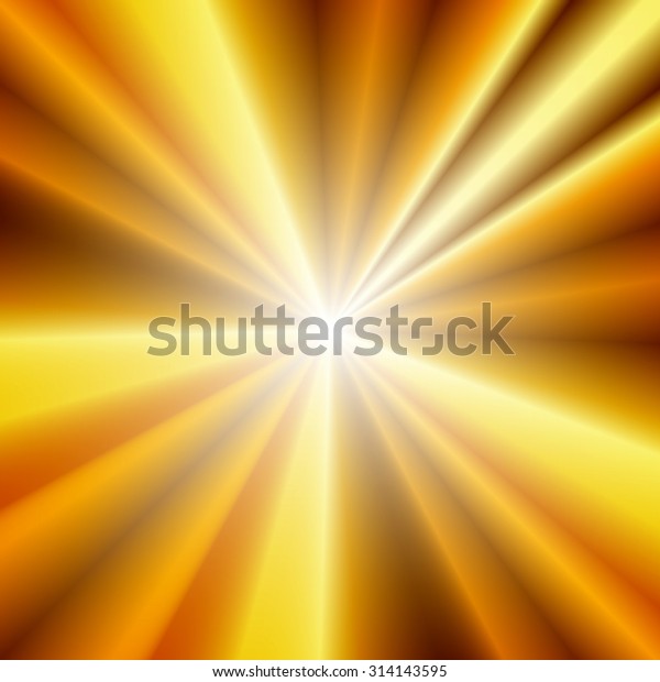 Shiny Sun Rays Background Hot Golden Stock Illustration 314143595 ...