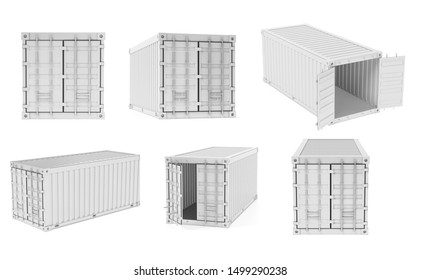 515 Intermodal container Stock Illustrations, Images & Vectors ...