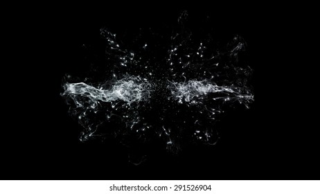 Shockwave Explosion Darkblack Background Stock Illustration 291526904 ...