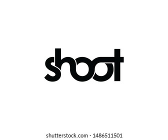 Shoot Original Monogram Logo Design Stock Illustration 1486511501 ...