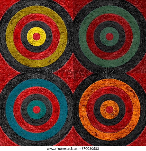 Shooting Target Patternhighresolution Seamless Texture Stock ...