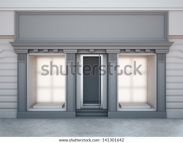 Shop Showcase Stock Illustration 141301642