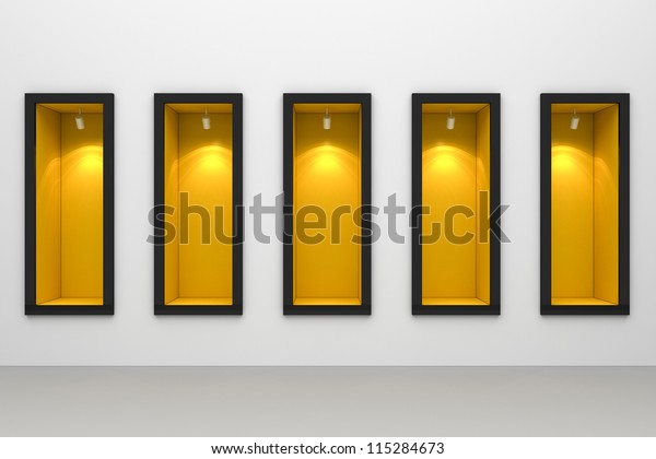 Shop Window Display Spotlight Stock Illustration 115284673 | Shutterstock