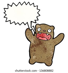 Shouting Bear Cartoon Stock Illustration 136808882 | Shutterstock