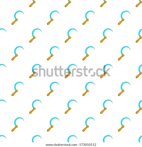 Sickle Pattern Cartoon Illustration Sickle Pattern Stock Illustration ...