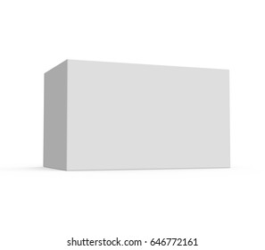 Side View 3d Rendering Tilt Blank Stock Illustration 646772161