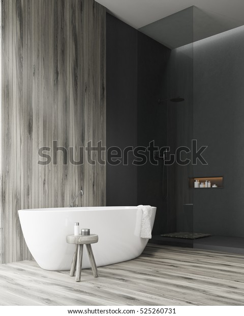 Side View Bathroom Interior There Large Stock Illustration 525260731 ...
