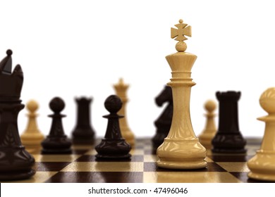 Side View Chess Board Different Chess Stock Illustration 47496046 ...